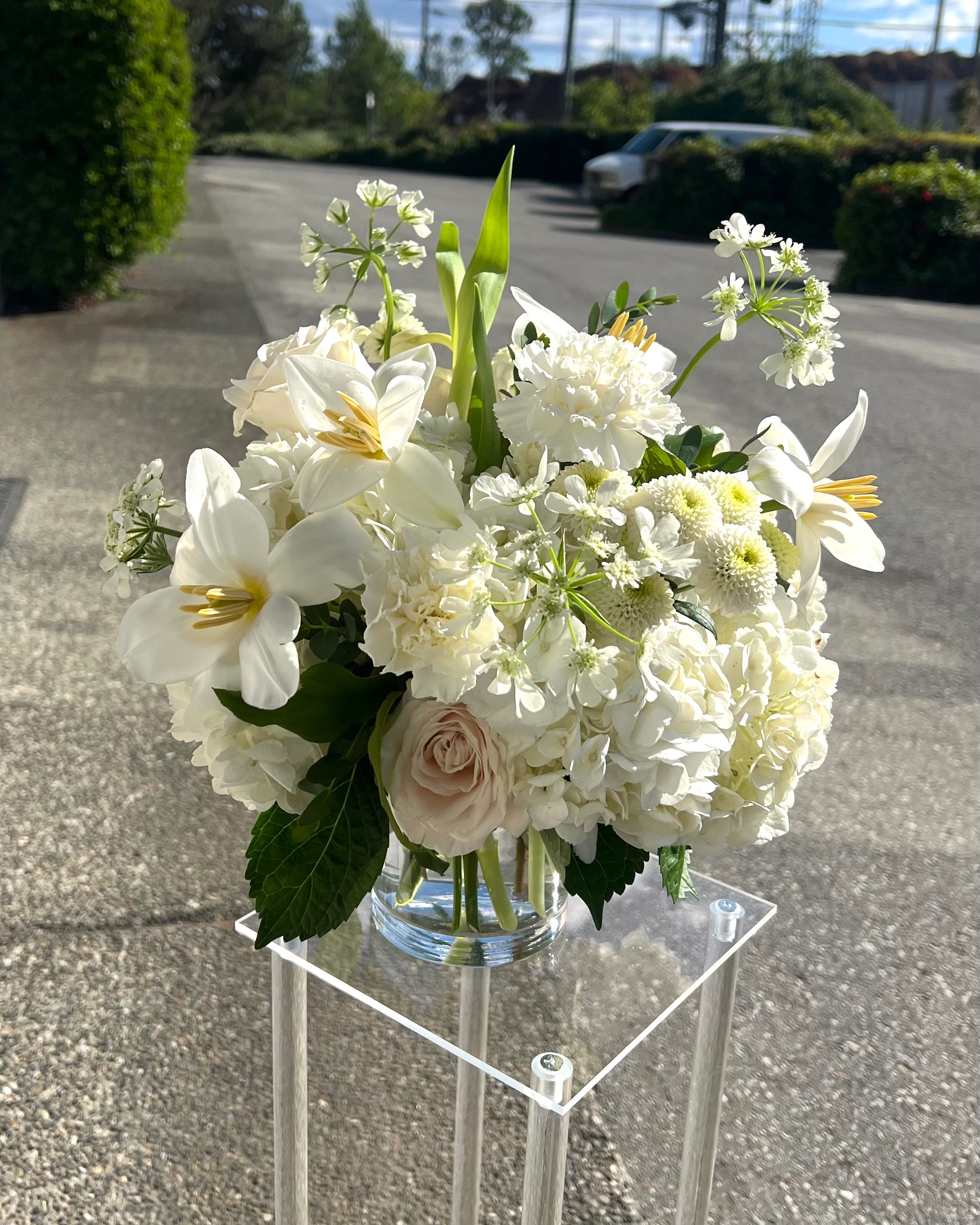 White Love Arrangement – Pretty Things Florist and Designer Gifts